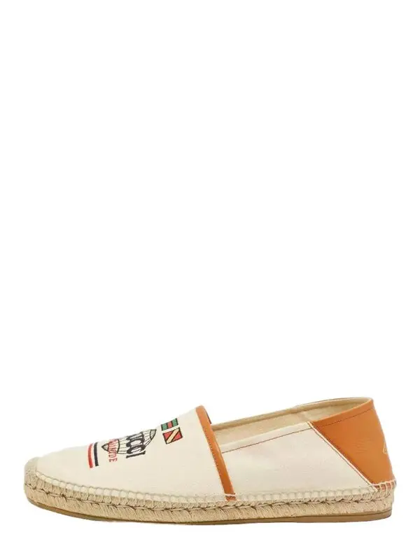 Gucci Logo-embroidered Espadrille - Neutrals