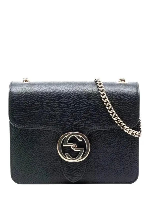 Gucci Small Interlocking G Crossbody Bag - Black