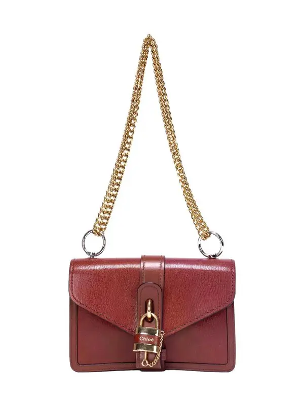 Chloé Aby Chain Shoulder Bag - Brown