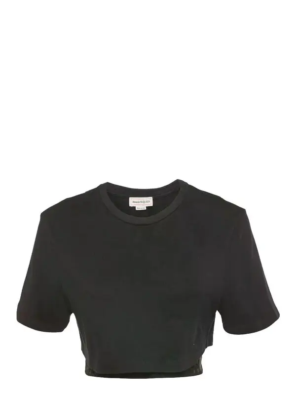 Alexander McQueen Layered Corset T-shirt - Black