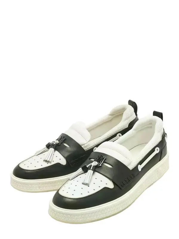 Amiri Ma1 Tassel-detail Leather Loafers - White