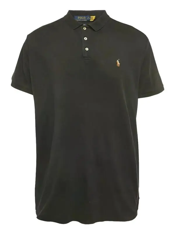 Polo Ralph Lauren Embroidered-logo Polo Shirt - Black