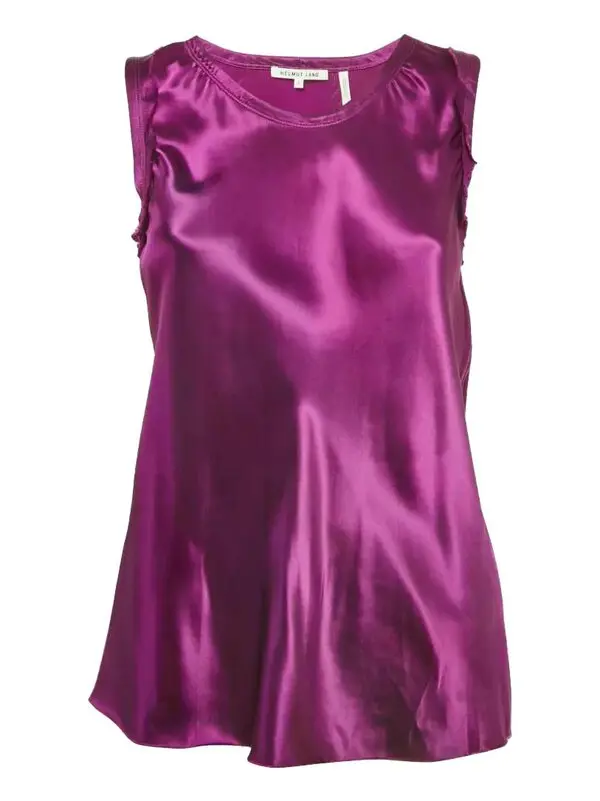 Helmut Lang Satin Top - Purple