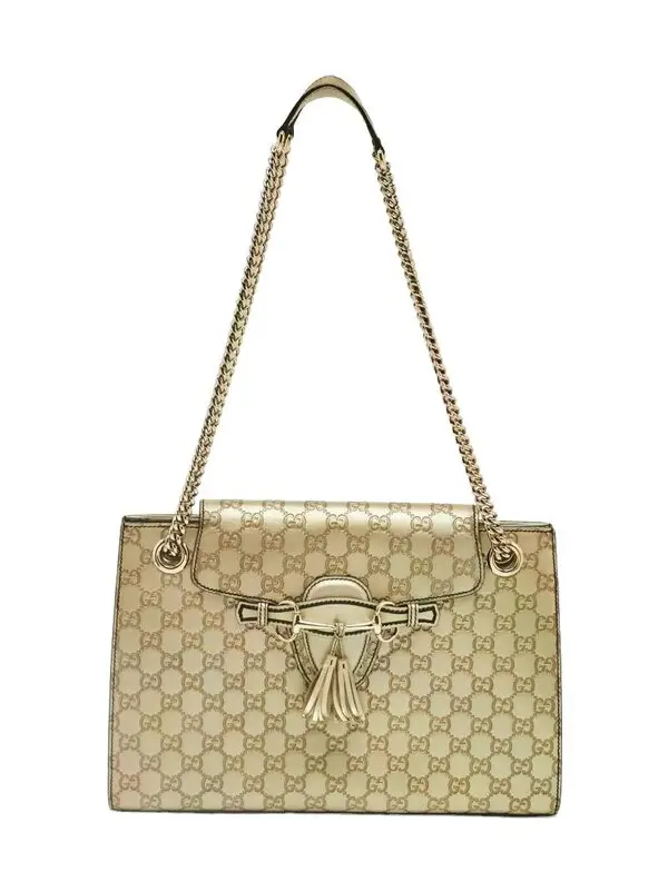 Gucci Large Emily Chain Shoulder Bag - Neutrals