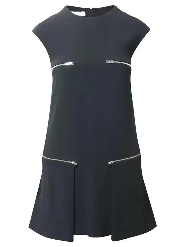Stella McCartney Zip-detail Dress - Black
