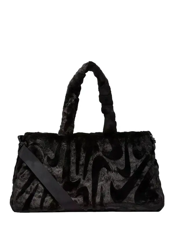 Nike Faux-fur Tote Bag - Black