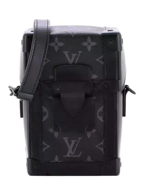 LOUIS VUITTON Vertical Trunk Wearable Wallet Monogram Eclipse Canvas - Black