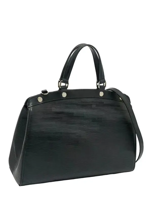 LOUIS VUITTON Calf Leather Tote Bag - Black