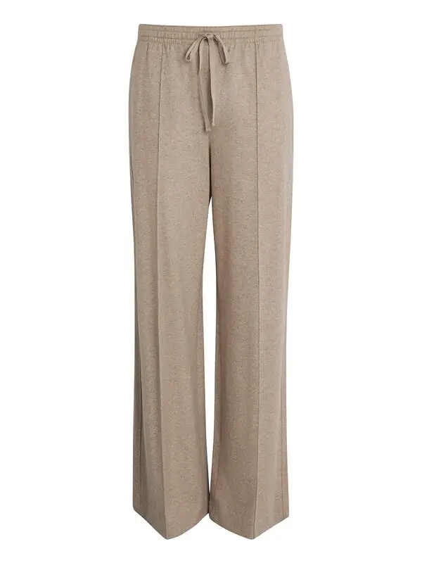 Vince Wool-blend Wide-leg Trousers - Beige