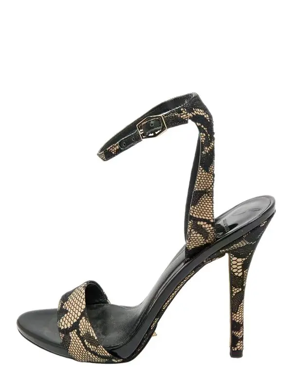 Brian Atwood Ankle-strap Stiletto Sandals - Black