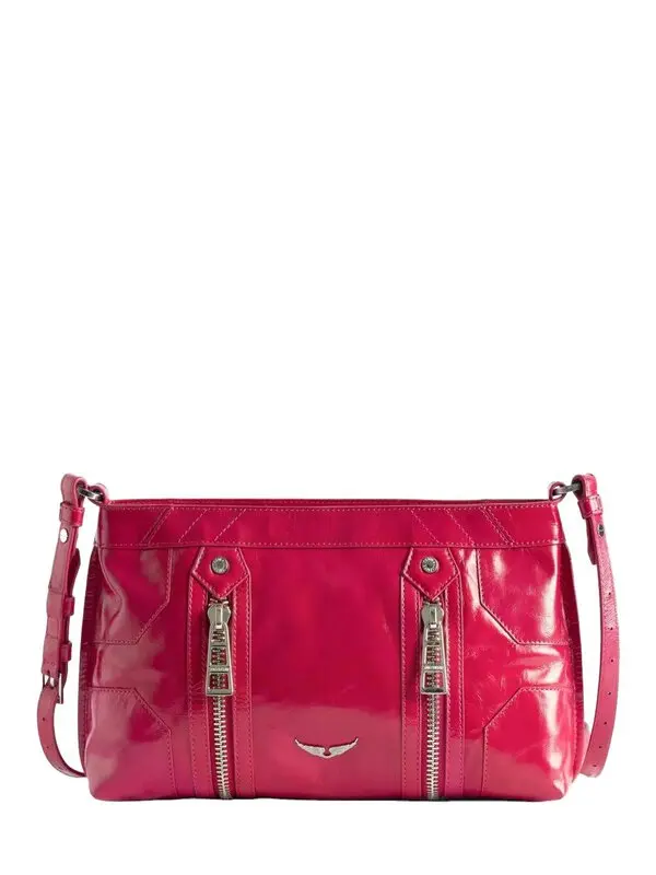 Zadig&Voltaire Patent Satchel Bag - Pink