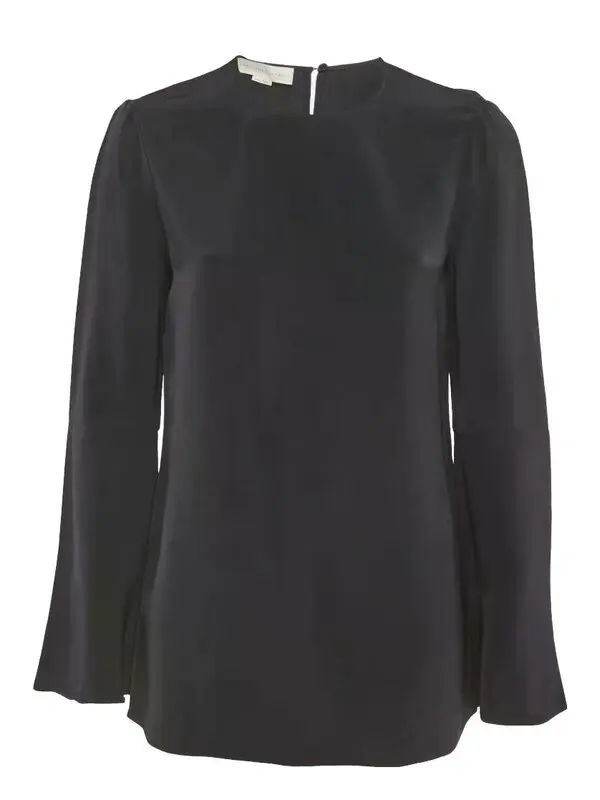 Stella McCartney Flared-sleeve Crepe Top - Blue