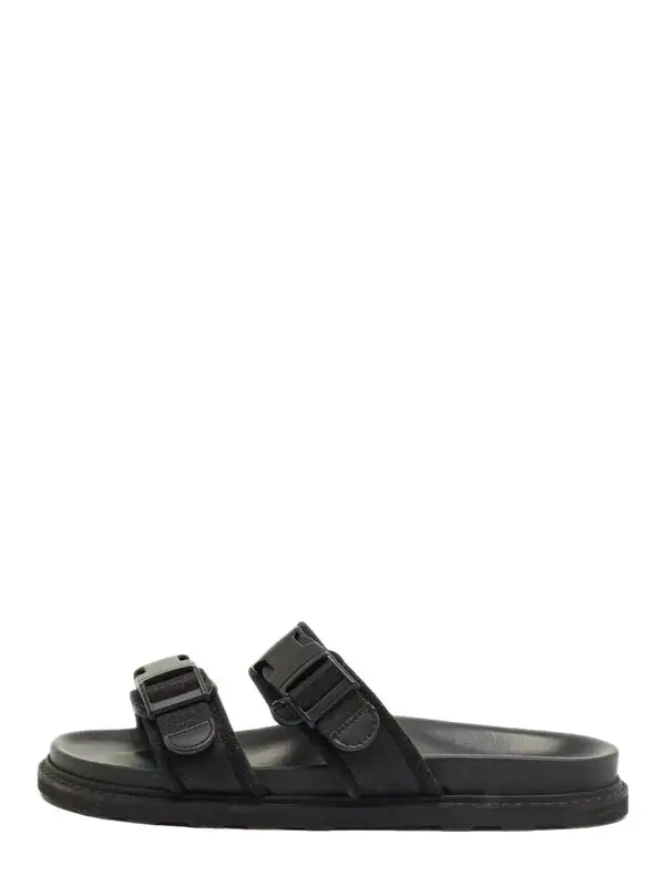 Bottega Veneta Logo-detail Strap Sandals - Black