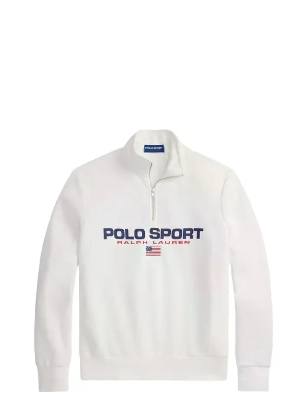 Polo Ralph Lauren Half-zip Sweatshirt - White