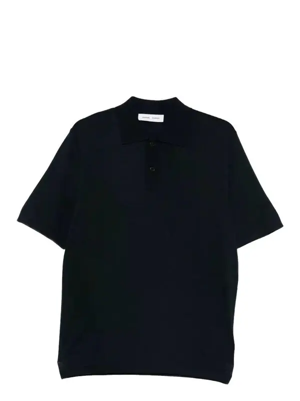 SAMSOE SAMSOE Buttoned Polo Shirt - Blue
