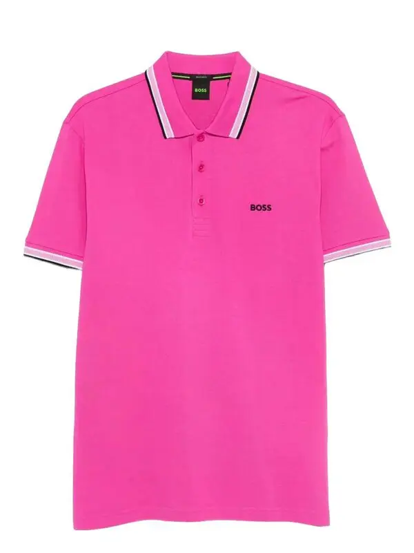 BOSS Short-sleeve Polo Shirt - Pink