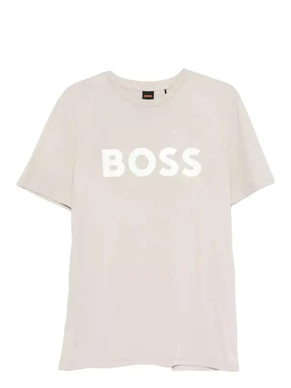 BOSS Logo-detail T-shirt - Grey