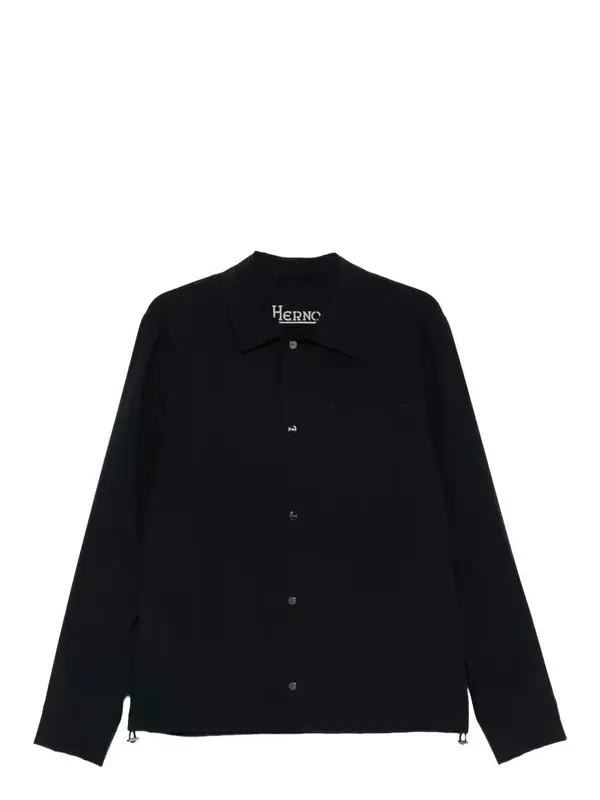 Herno Button Jacket - Black