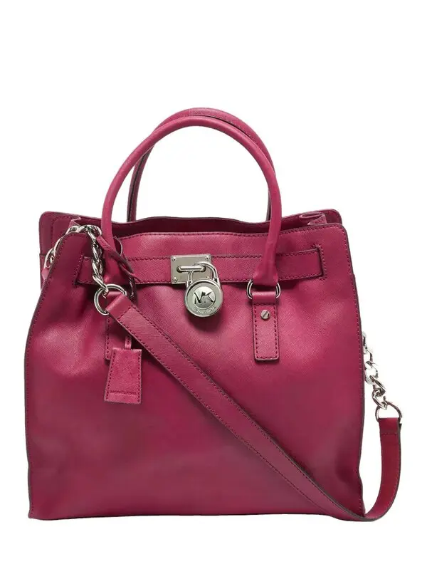 Michael Kors Hamilton Leather Tote Bag - Pink