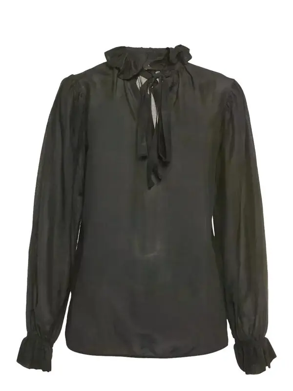 Etro Ruffle Blouse - Black