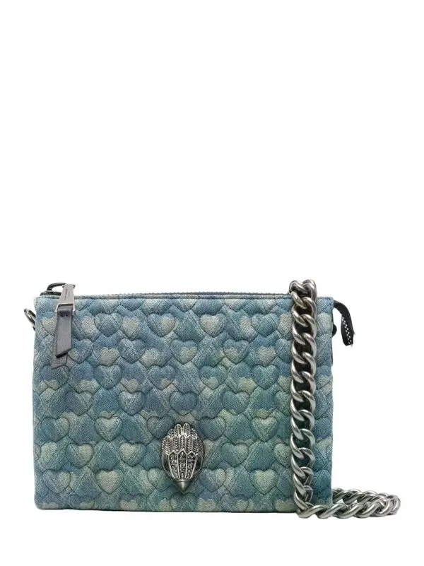 Kurt Geiger Kensington Puff Heart Quilted Shoulder Bag - Blue