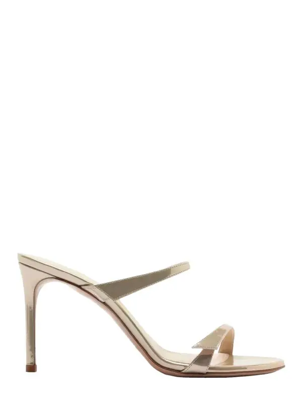 ALEXANDRE BIRMAN 85mm Tita Strap-detail Sandals - Gold