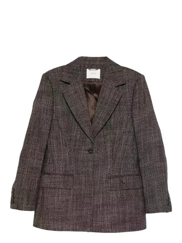 JOSEPH Notched Pocket Blazer - Brown