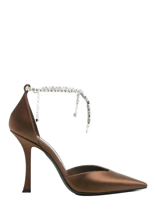 JIMMY CHOO Stevie Heeled Pumps - Brown