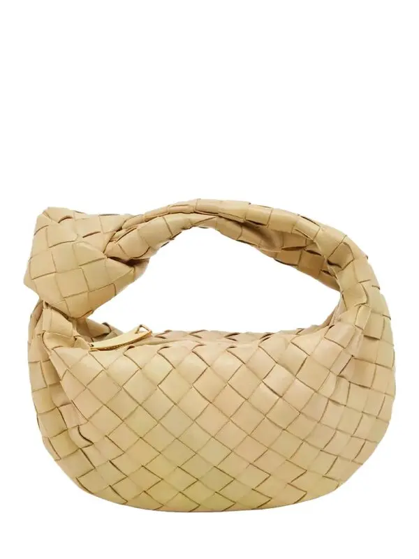 Bottega Veneta Mini Jodie Intrecciato Knotted Tote - Neutrals