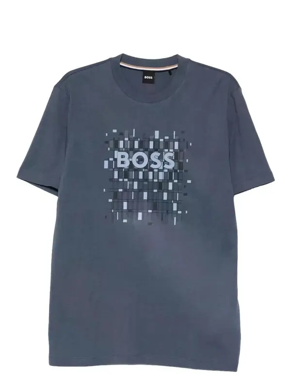 BOSS Graphic-print T-shirt - Blue