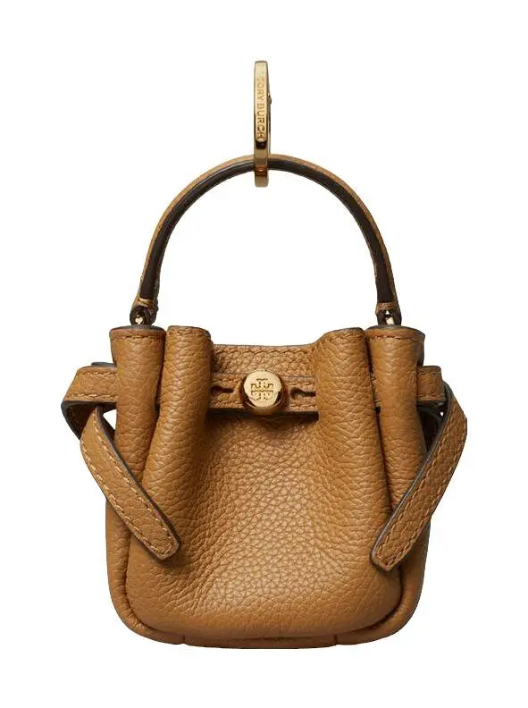 Tory Burch Romy Bucket Bag Key Fob - Tiramisu
