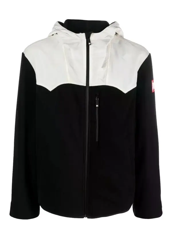 Palm Angels Monogram-appliqué Ski Jacket - Black