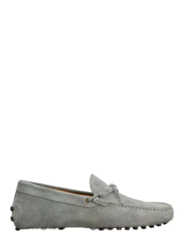 TOD'S Suede Boat Shoes - Grey