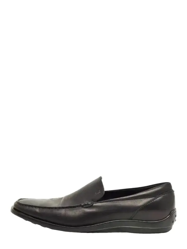 TOD'S Penny Leather Loafers - Black