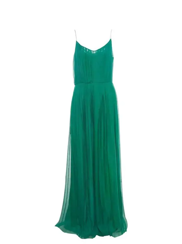 Gucci Silk Maxi Dress - Green