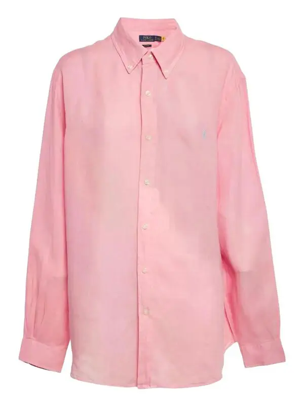 Polo Ralph Lauren Vintage Logo-embroidered Shirt - Pink