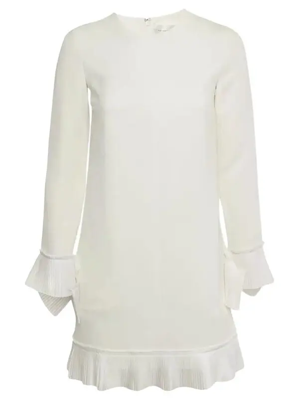 Victoria Beckham Long-sleeve Mini Dress - White