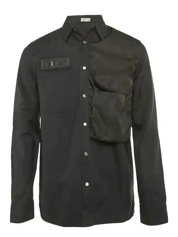 Dior X Sacai Panelled Shirt - Black