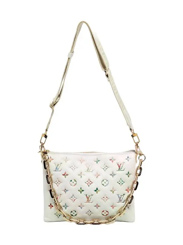 LOUIS VUITTON Pm Coussin Shoulder Bag - White