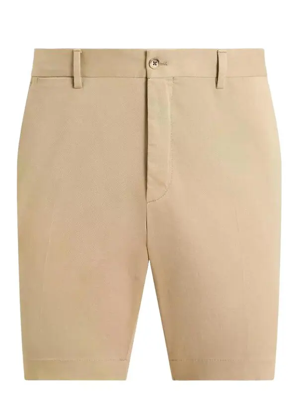 Ralph Lauren Purple Label Stretch-design Chino Shorts - Neutrals