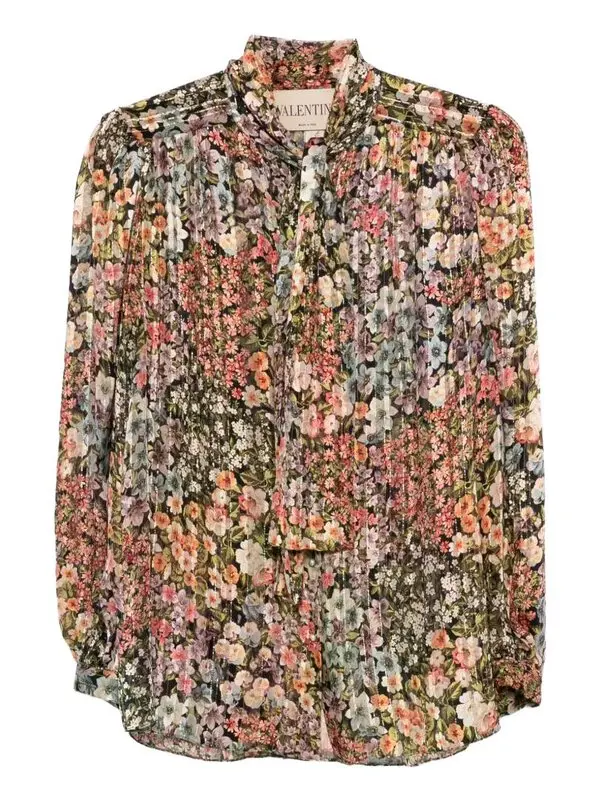 Valentino Garavani Floral-print Blouse - Pink
