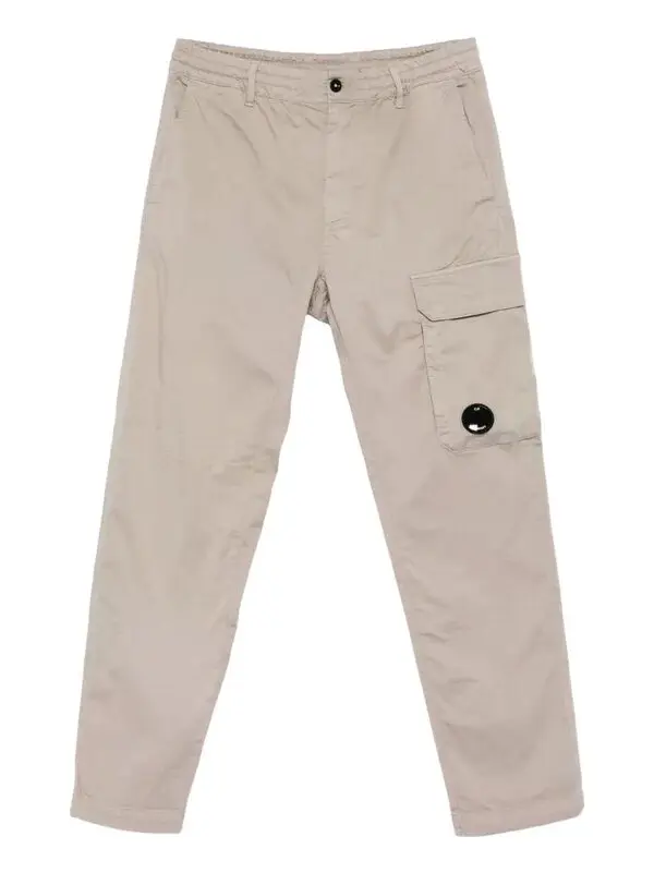 C.P. COMPANY Lens-detail Cargo-pocket Trousers - Grey