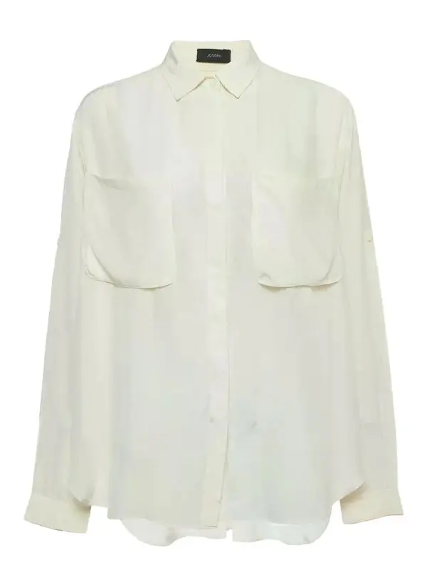 JOSEPH Joanna Silk Shirt - Neutrals