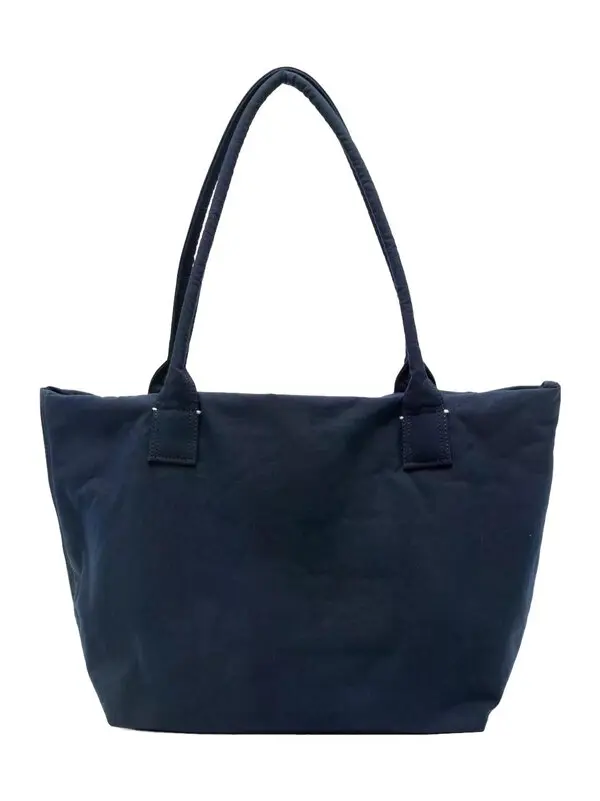 SAGAN Woven-handle Tote Bag - Blue