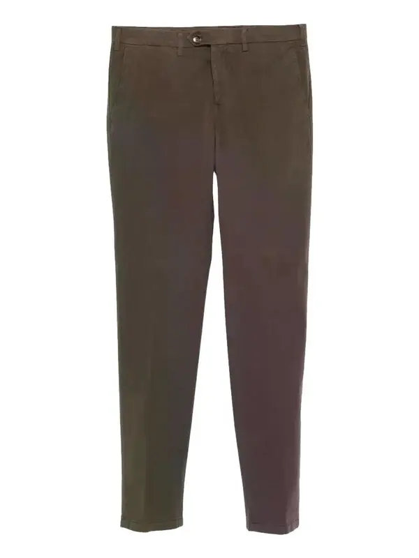 Canali Button-fastening Trousers - Green