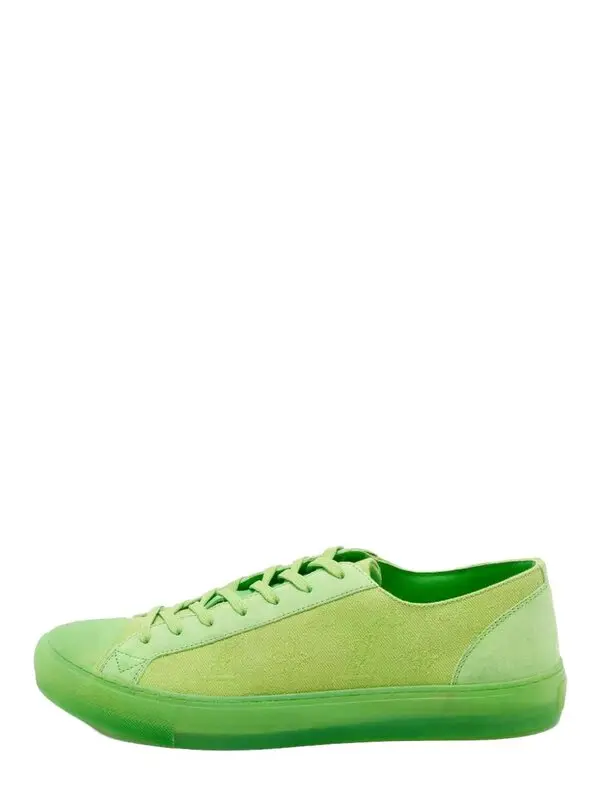 LOUIS VUITTON Monogram Suede Sneakers - Green
