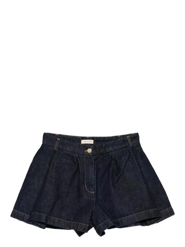 THE MANNEI Clichy Pleated Shorts - Blue
