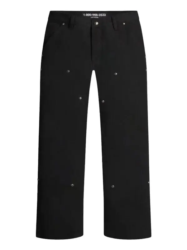 LOSTSHDWS Detached Double Knee Jeans - Black