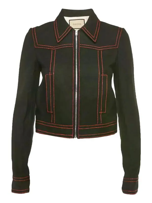 Gucci Hollywood Babylon Zip Jacket - Black