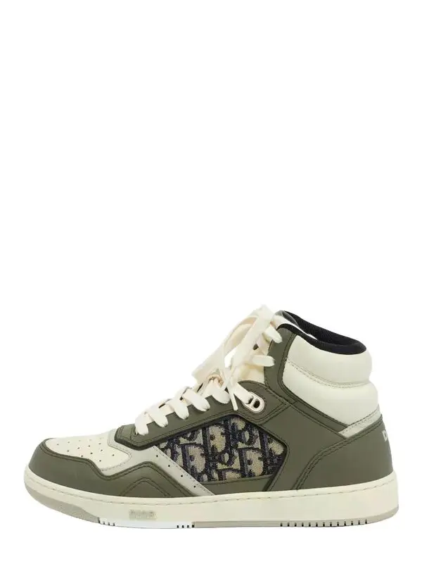 Dior Oblique Lace-up Sneakers - Green